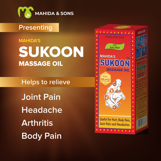Sukoon Massage Oil – Mahida and Sons